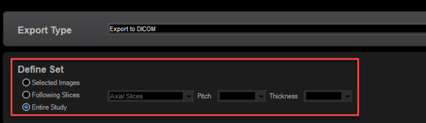 Export DICOM Data from Midmark 3DV